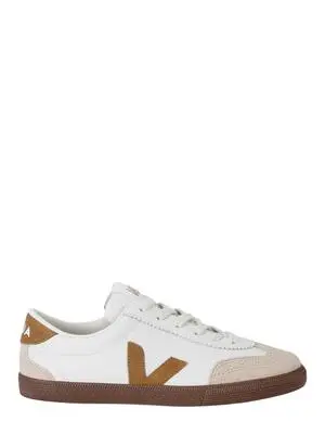 VEJA Leather Volley Sneakers - Beige