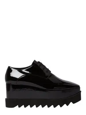 Stella McCartney Stella McCartney Limited Edition Elyse Monochrome Platforms Glossy Black