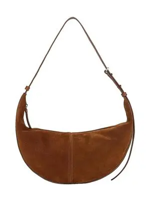 Proenza Schouler Slide Suede Bag - Saddle
