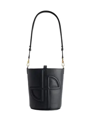 PATOU Patou Small JP Bucket Bag Black