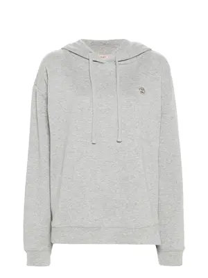 TWINSET Logo-plaque Hoodie - Grey
