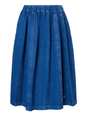 Marni Denim Midi Skirt - Blue