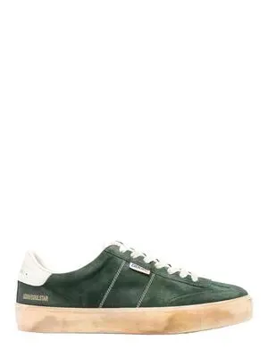 GOLDEN GOOSE Soul Star Suede Sneakers Green