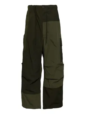 Comme Des Garçons Wide-leg Trousers - Green