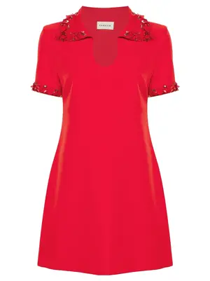 P.a.r.o.s.h Paillette-embellished Mini Dress - Red