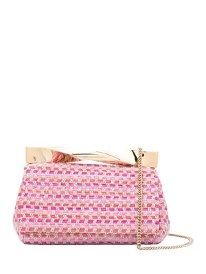 AQUAZZURA Mini Twist Clutch - Pink