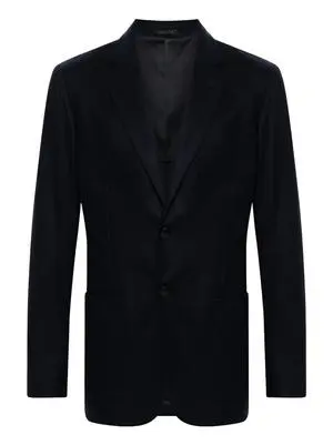 Giorgio Armani Felted Blazer - Blue