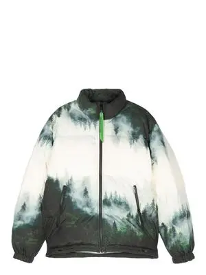 UNDERCOVER Undercover Logo-Print Padded Jacket