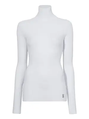 Proenza Schouler Ribbed Knit Jumper - White