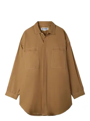 Sunnei Oversized Shirt - Brown