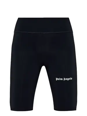Palm Angels Logo Cycling Shorts - Black