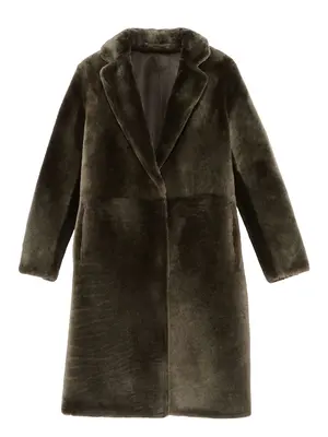 YVES SALOMON Shearling Coat - Grey