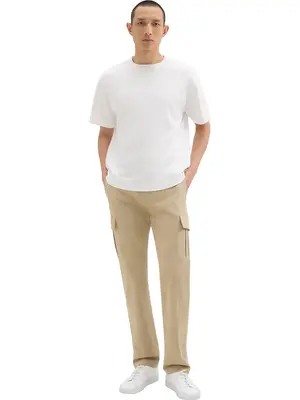 Theory Straight Cargo Pant - Khaki