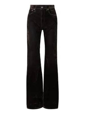 R13 Jane High-rise Flared Jeans - Black