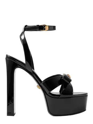 Versace Platform Sandals - Black