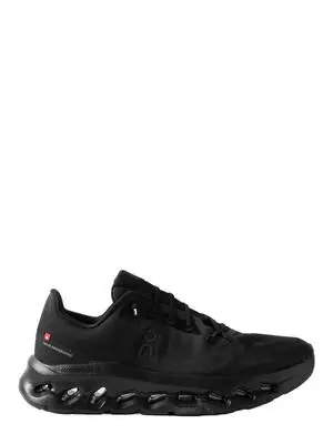 On Cloudtilt Stretch-knit Sneakers - Black