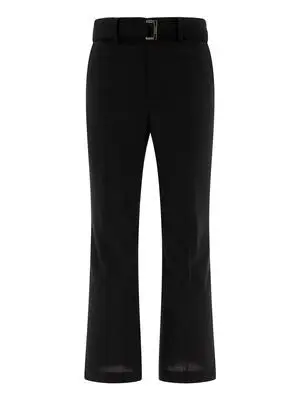 Sacai Belted Trousers - Black