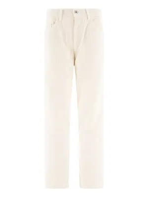 Jacob Cohen Gigi Over Corduroy Trousers - White