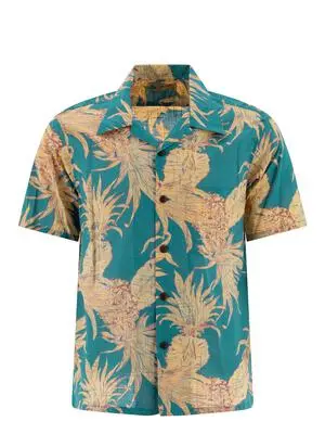 TOYO ENTERPRISE Sun Surf Island Pineapple' Shirt - Blue