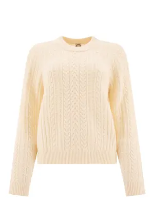 INES DE LA FRESSANGE PARIS Marlon Sweater White