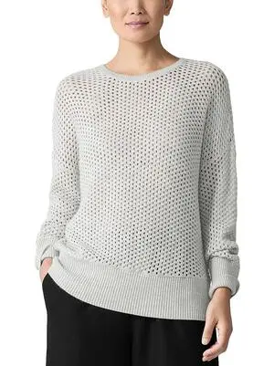 EILEEN FISHER Crewneck Wool Sweater