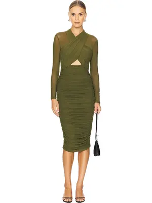 Bardot Aliyah Dress - Khaki