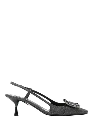 SERGIO ROSSI 60mm Sr Twenty Slingback Pumps - Black