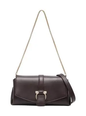 FERRAGAMO Mini Front-flap Cross Body Bag - Brown