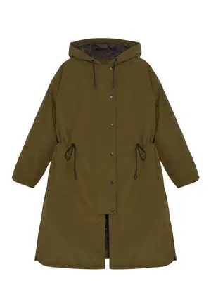 YVES SALOMON Hooded Coat - Green