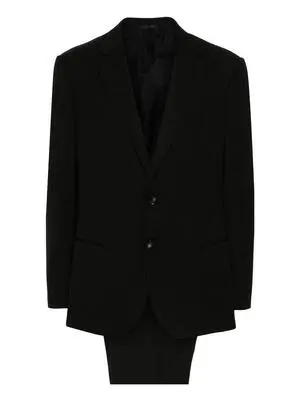 Giorgio Armani Virgin Wool Suit - Black