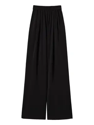 TWINSET Jersey Palazzo Trousers - Black