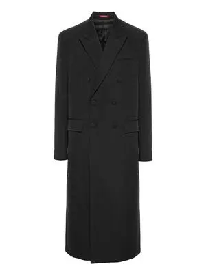 Gucci Ancora Embroidered Wool Coat - Grey