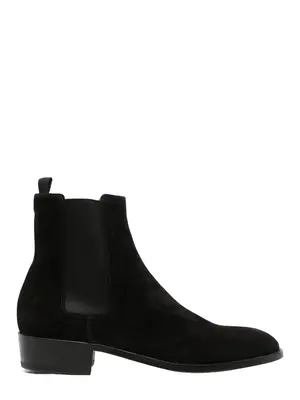 Premiata 30mm Suede Chelsea Boots - Black