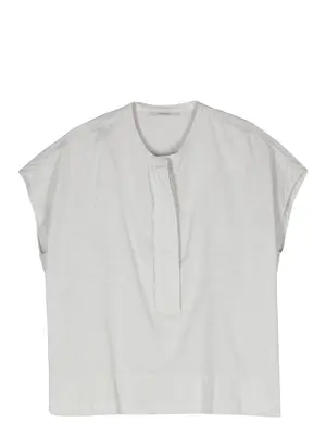 KRISTENSEN DU NORD Kristensen Du Nord Cotton Voile Top