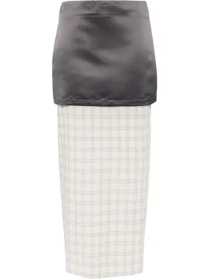 RACIL Demi Mid-length Skirt - Grey