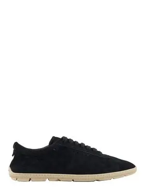 Giorgio Armani Suede Sneakers - Black