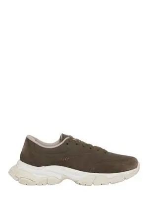 Giorgio Armani Suede Sneakers - Green