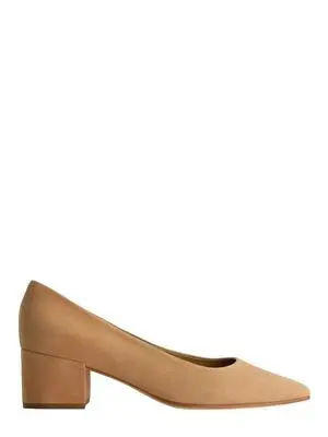 Bernardo Milie Block Heel Pumps Dune