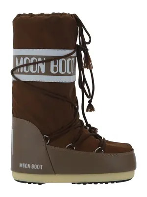 Moon Boot Lace-Up Boots Brown