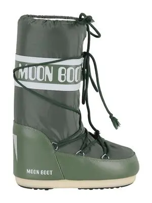 Moon Boot Lace-Up Boots Green