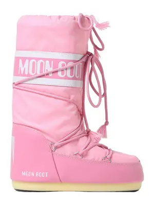 Moon Boot Lace-Up Boots Pink
