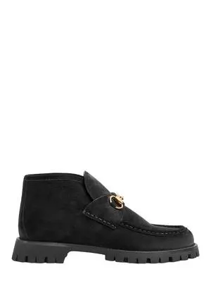 Gucci Horsebit Ankle Boot - Black