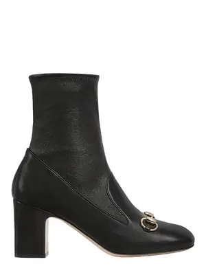 Gucci Horsebit Ankle Bootie - Black