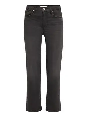 FRAME Le Sleek Straight Leg Jeans Meteor