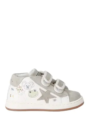 GOLDEN GOOSE Leather June Sneakers Beige