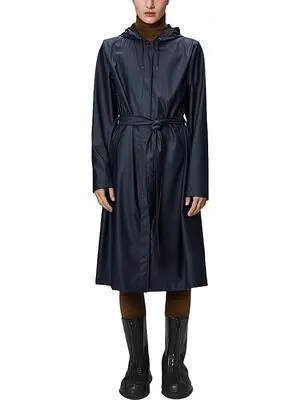 Rains A-line Waterproof Jacket - Navy