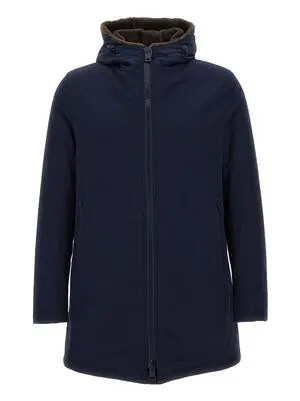 Herno Padded Hooded Parka - Blue