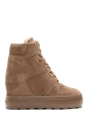 Casadei Platform Boots Beige