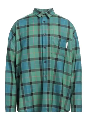 Marni Shirt Emerald Size Virgin Wool - Green