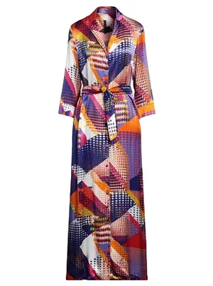 MANILA GRACE Maxi Shirt Dress - Orange
